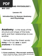 Human Anatomy and Physiology Chapter 1 | PDF