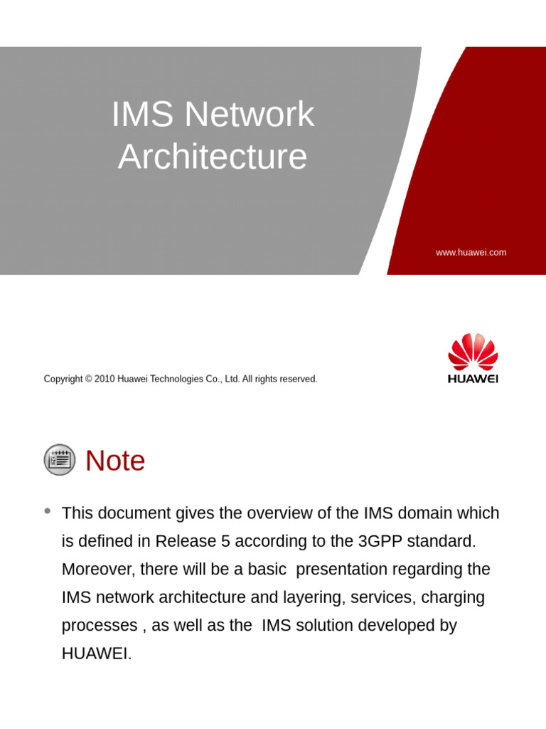 IMS Network Architecture | PDF | Ip Multimedia Subsystem | Session ...