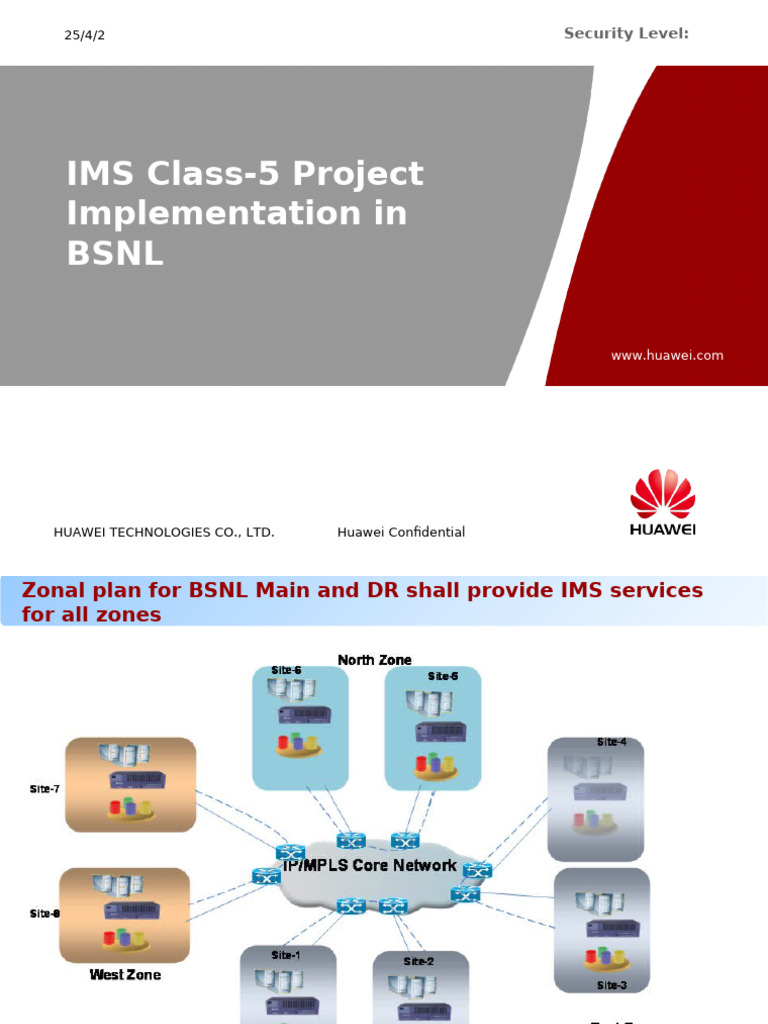 2.IMS class -5 Project implementation in BSNL | PDF | Ip Multimedia Subsystem | Telecommunications