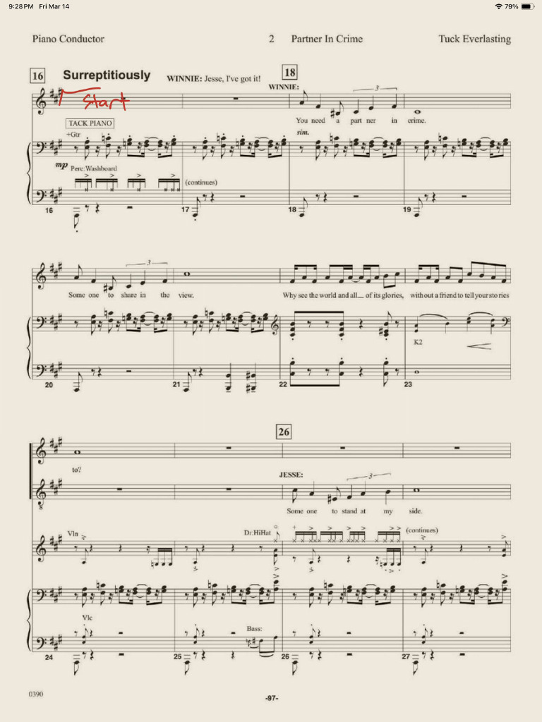 Jessie and Winnie Callback | PDF