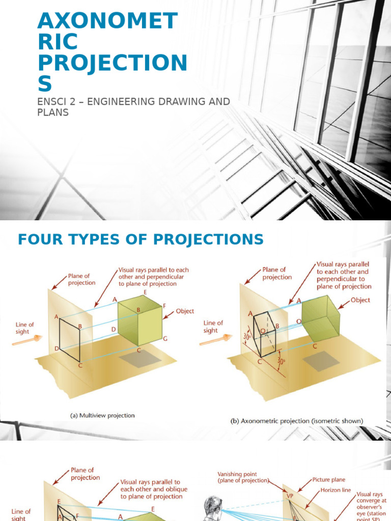 Axonometric Projections | PDF