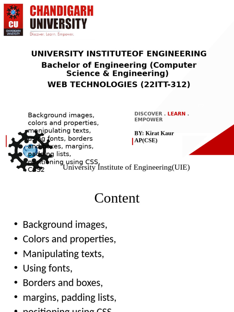Web Technology Ppt2 | PDF | Typefaces | Html