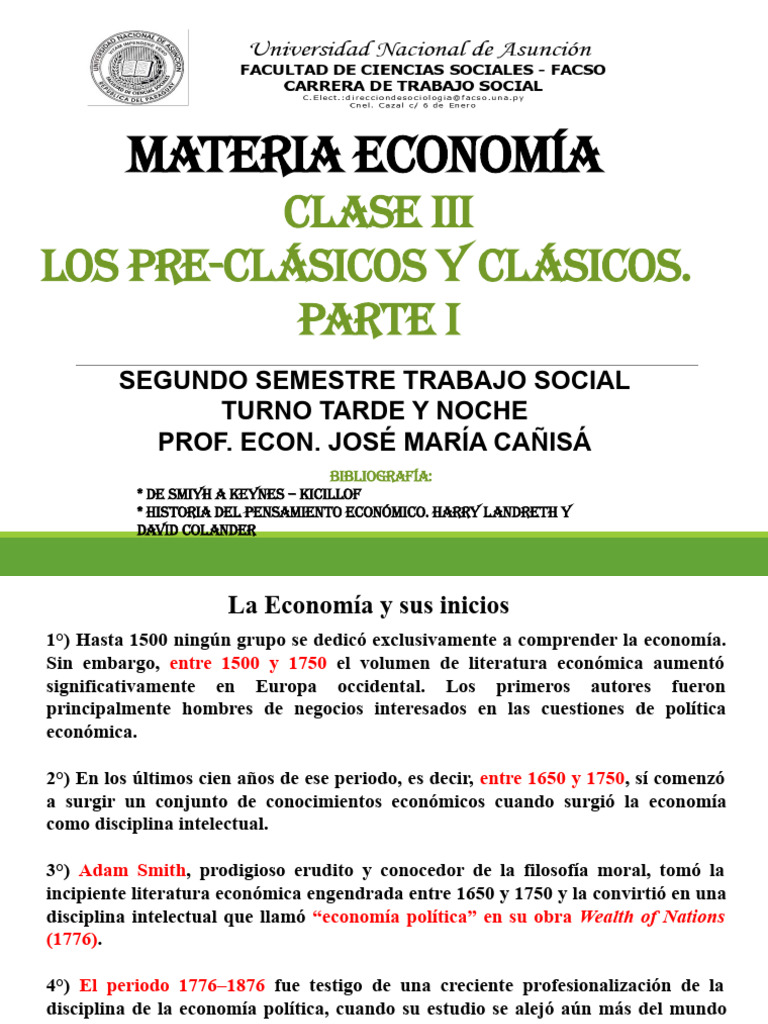 Clase III | PDF | Mercantilismo | Riqueza