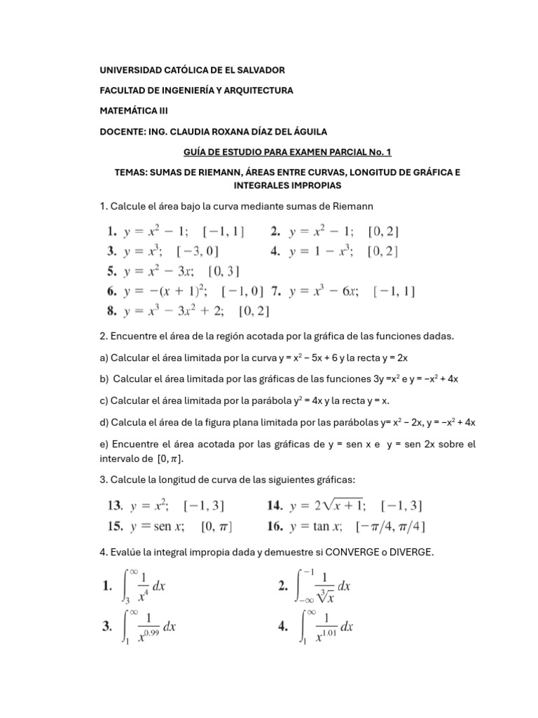 Guía de Repaso Mate | PDF