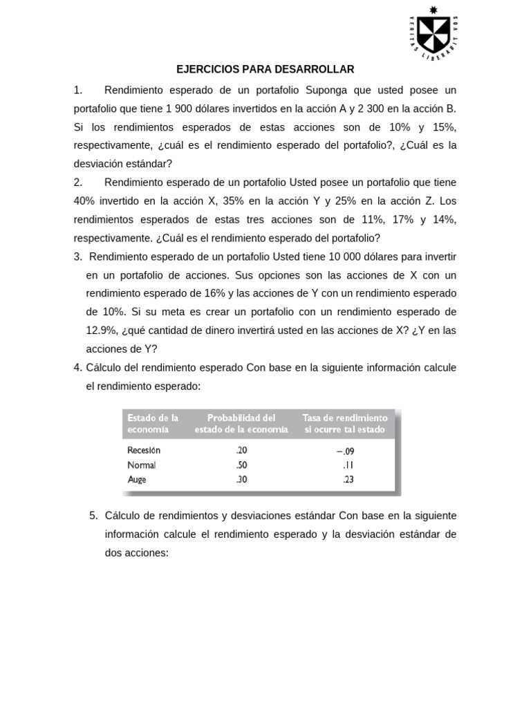 Tarea 1.- Ejercicios Para Desarrollar | PDF