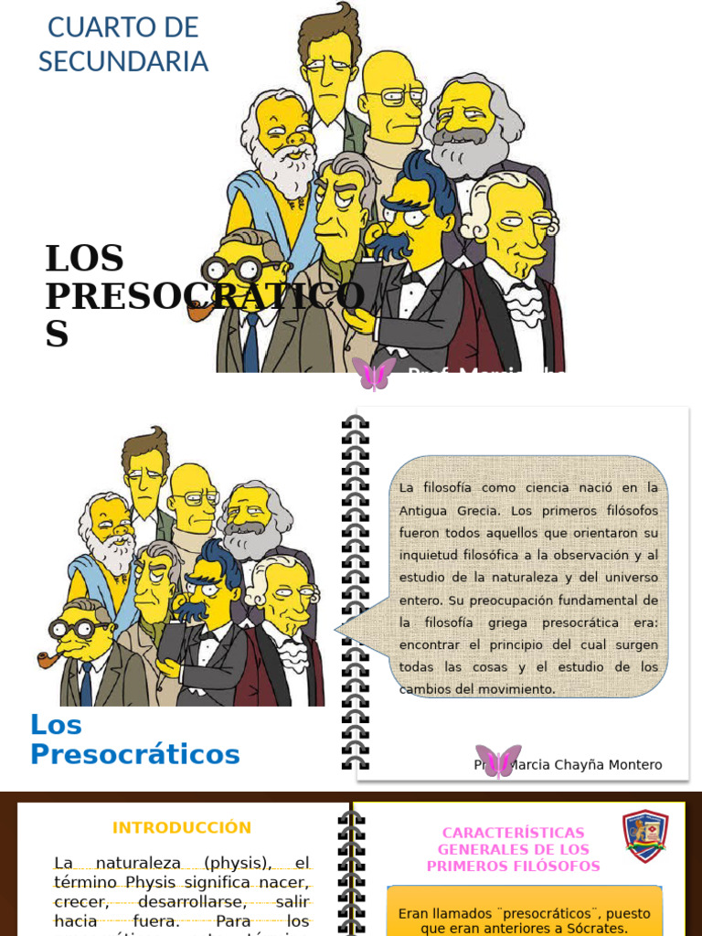 Los Presocráticos | PDF | Metafísica | Filosofía griega antigua