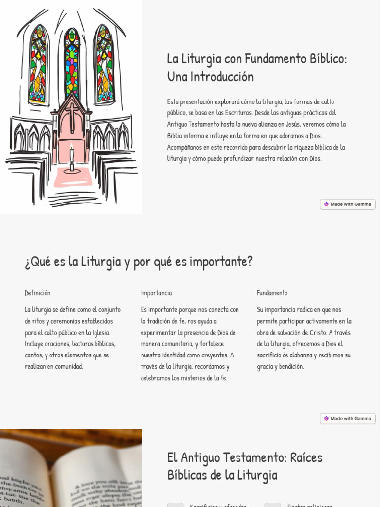 Liturgia y su Fundamento Bíblico | PDF | eucaristía | Confirmación