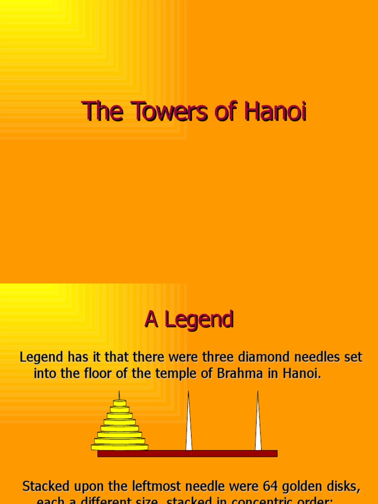 Hanoi Towers | PDF | Recursion | Discrete Mathematics