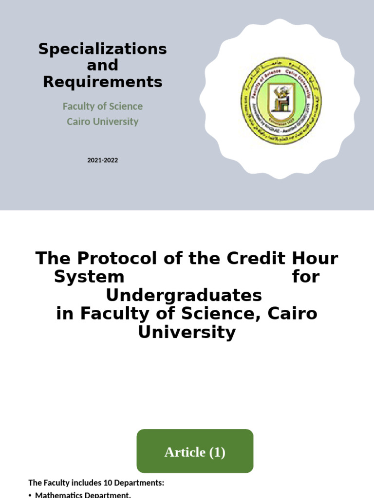 Specializations Requirements Faculty | PDF | Course Credit | Science