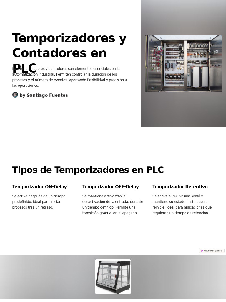 Temporizadores y Contadores en PLC | PDF | Controlador lógico ...