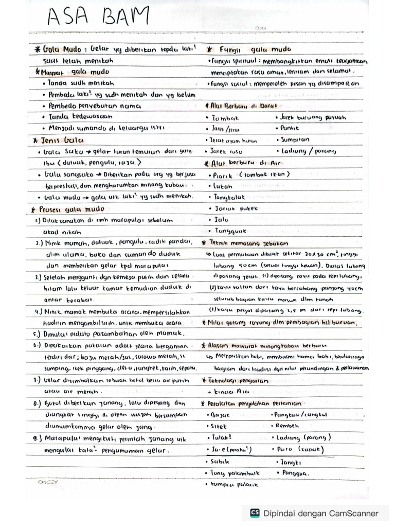 Kisi Kisi Sas Bam | PDF