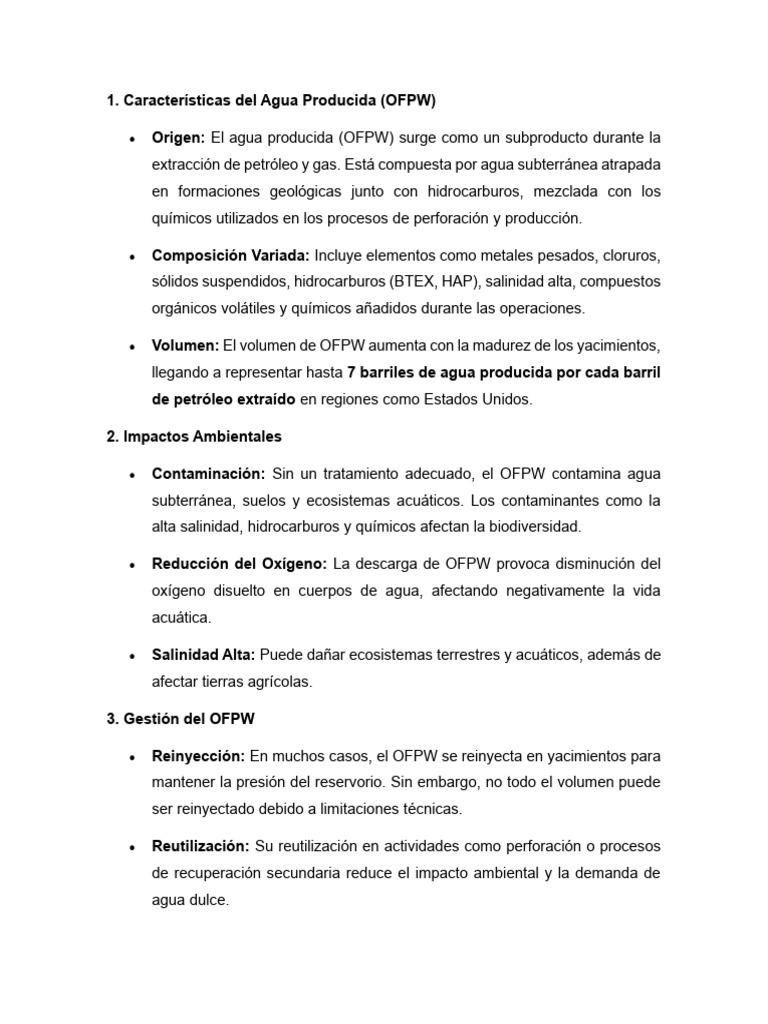 Agua Producida e Inyeccion de Agua | PDF | Agua | Petróleo