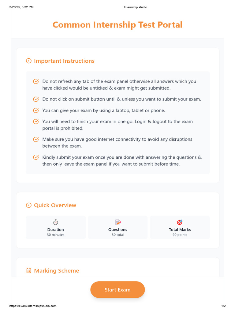 Internship Studio | PDF