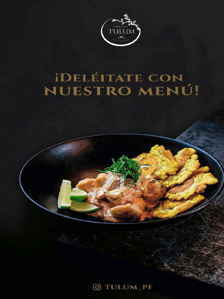 Menú Tulum?? | PDF