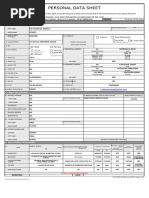 CS Form No. 212 Revised 2017 Personal Data Sheet | PDF | Government