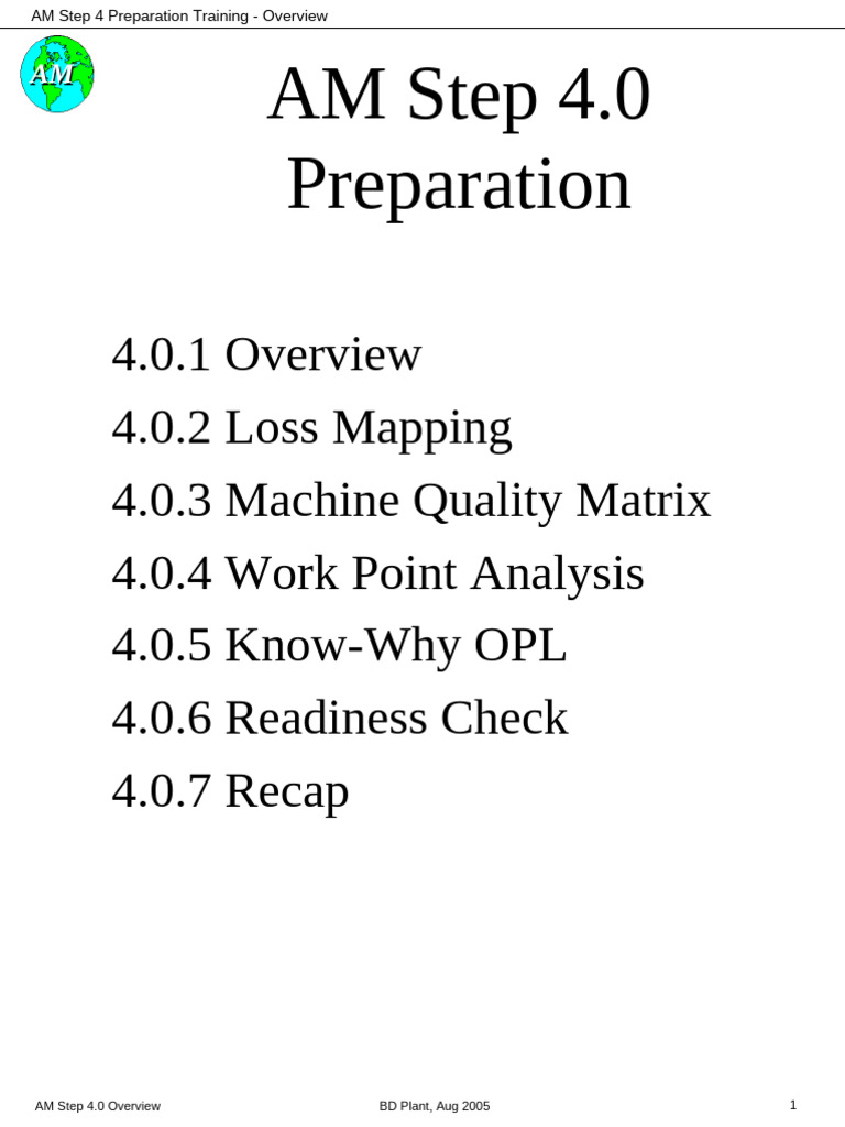 1.AM Step 4preptrain | PDF | Mechanical Engineering
