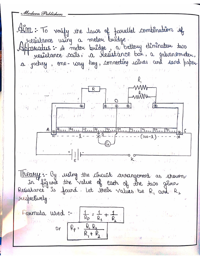 Resistors in Parallel | PDF