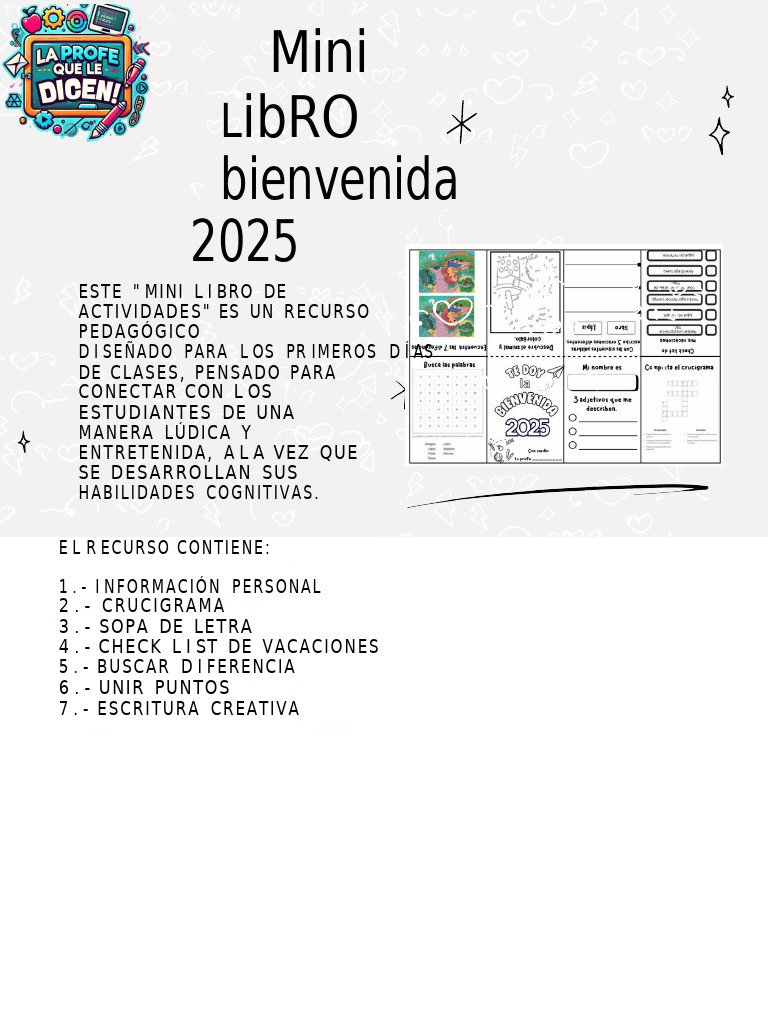 Mini Libro Bienvenida 2025 2 PDF | PDF