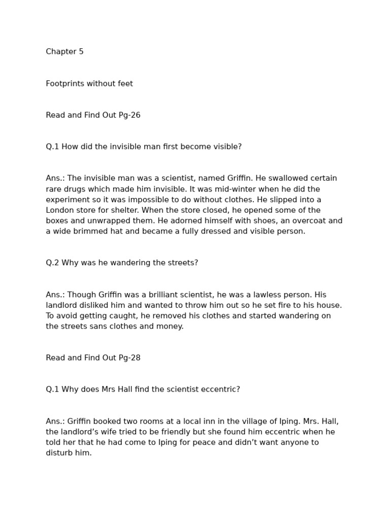 Footprints | PDF | Science