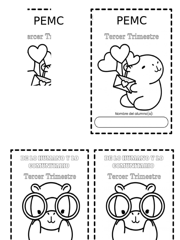 Portadas Del Trimestre 3 | PDF