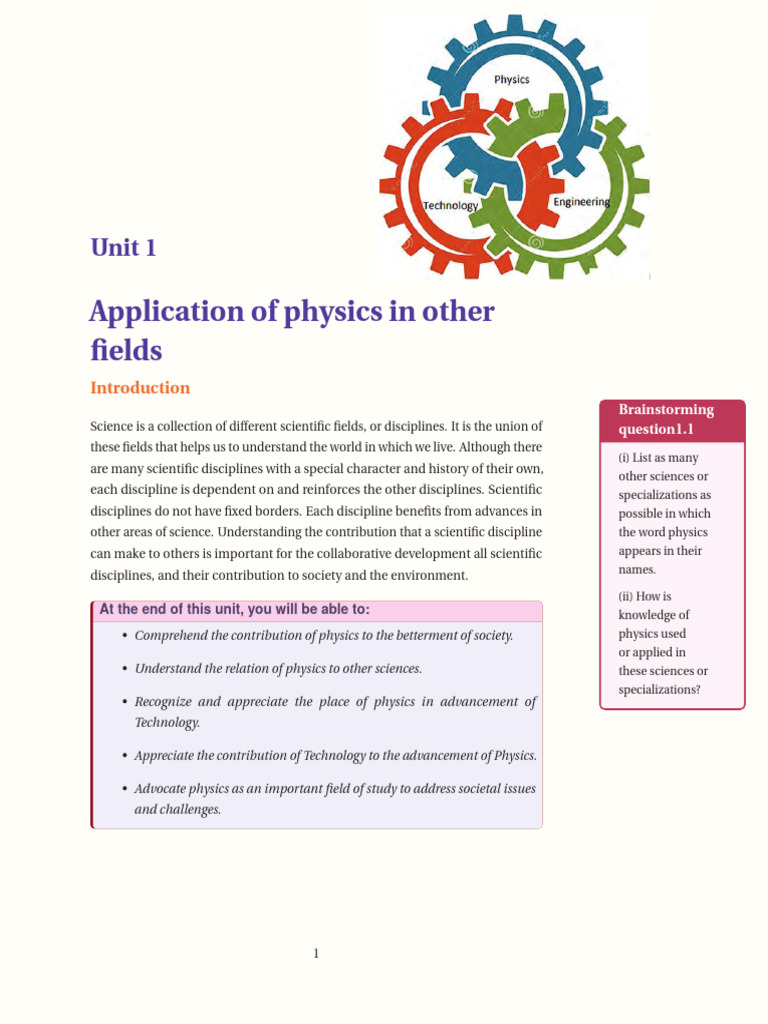 G12-Physics-STB-2023 Unit 1 | PDF | Chemistry | Astronomy