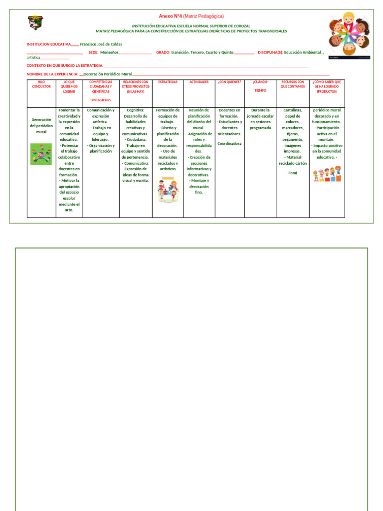 Periodico Mural Transversal (1).Docx | PDF | Aprendizaje