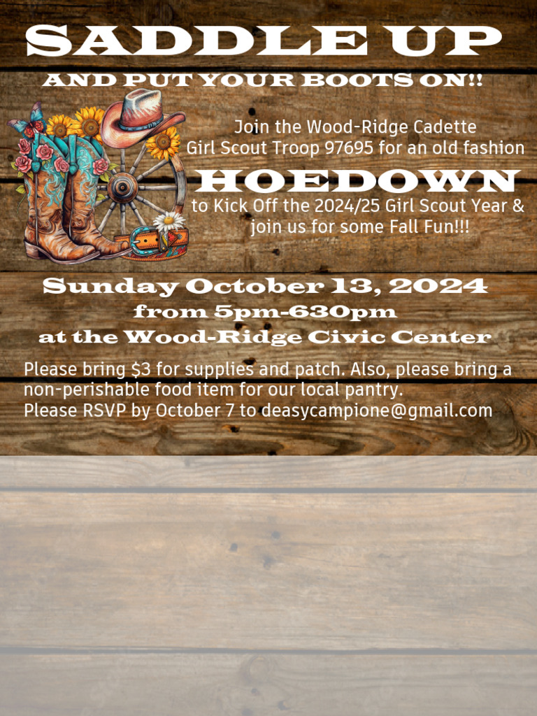 Hoedown Fall Kick Off 2024 | PDF