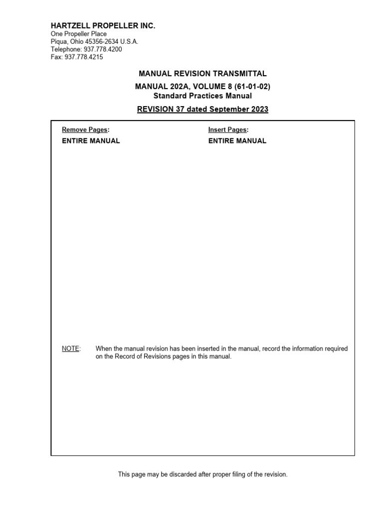 202A-V08-0000-A Standard Practices Manual SEP-23 | PDF | Materials
