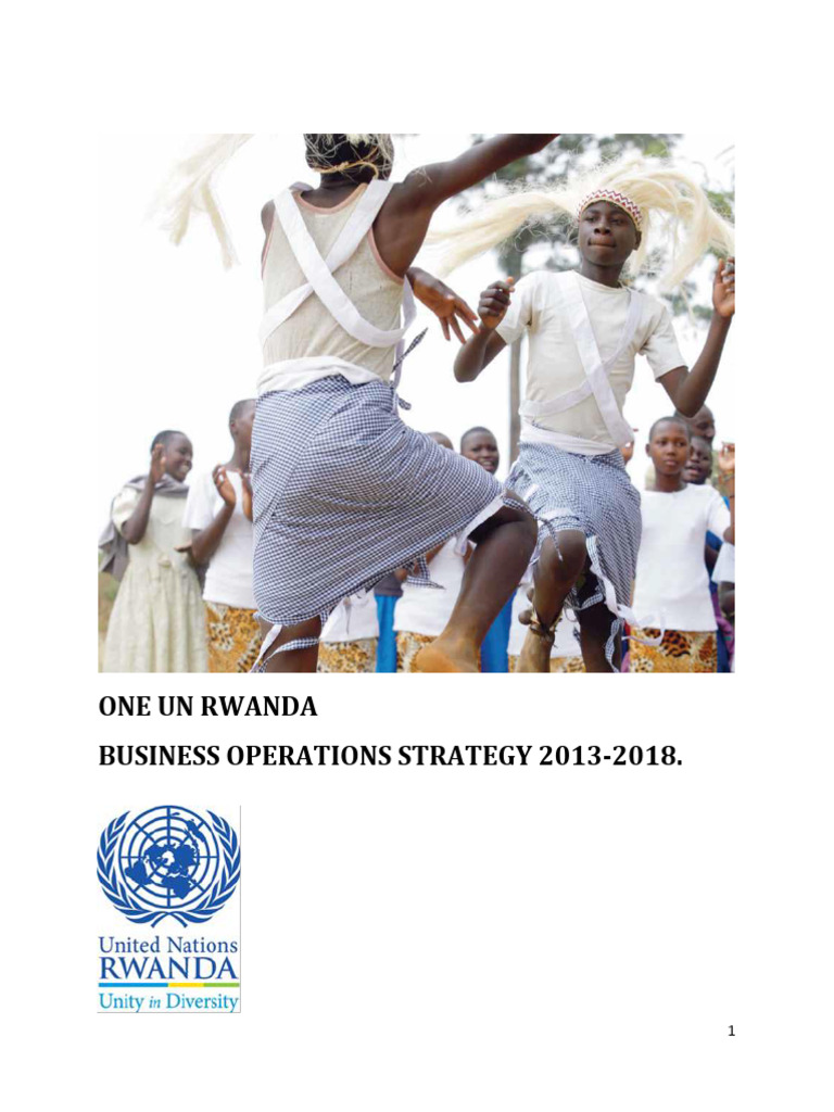 Rwanda UN Business Operations Strategy 2013 2017 | PDF | Procurement ...