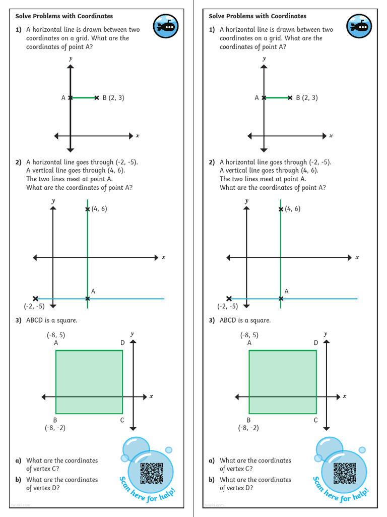Coordinates problem solving 2 | PDF | Triangle | Geometric Shapes