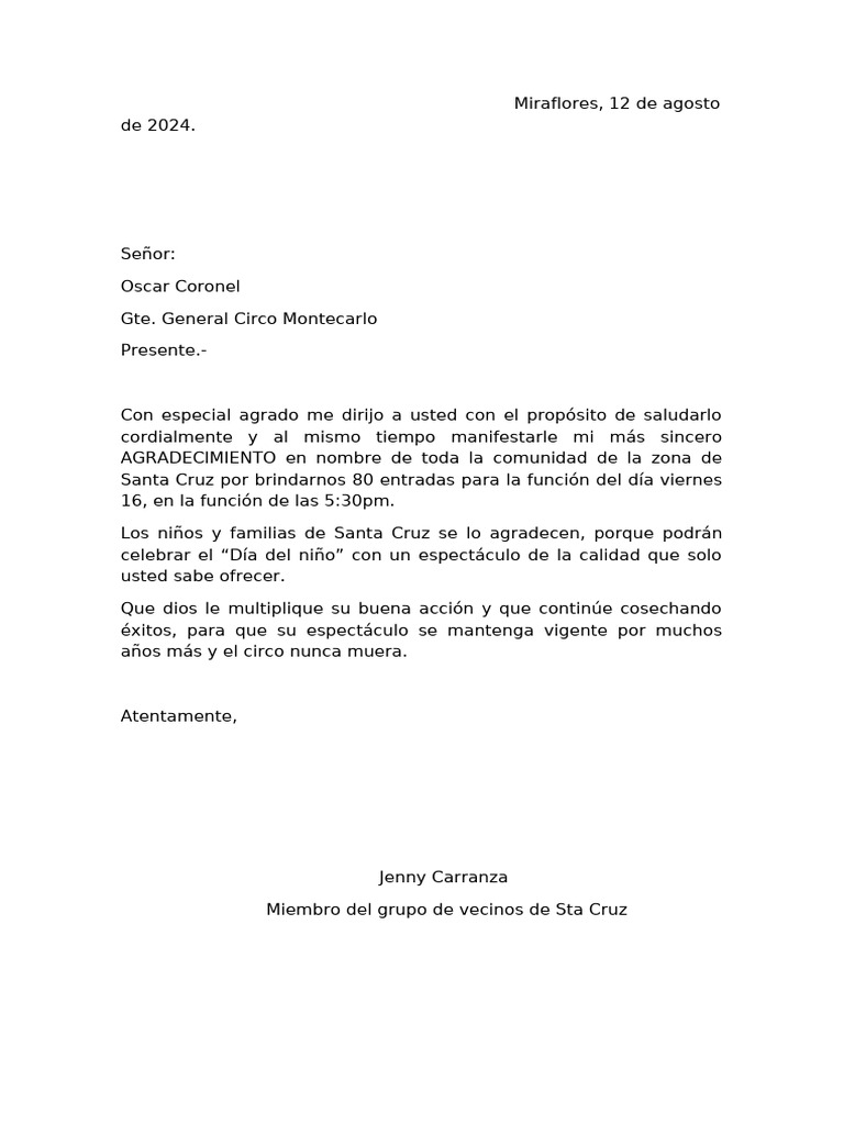 carta(1) | PDF