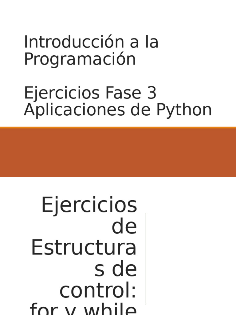 Ejercicios Python FASE 3 | PDF