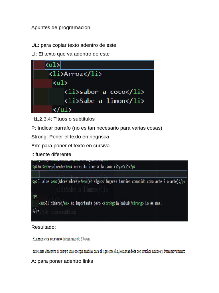 Apuntes de Programacion | PDF