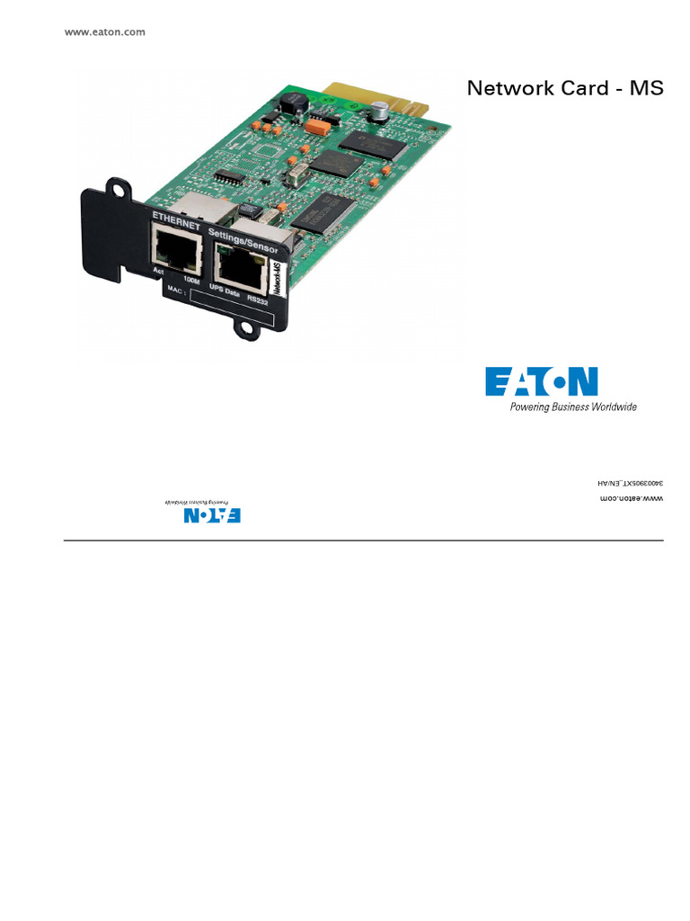 614-09238-00 (Web Manual) NETWORK-MS CARD | PDF | Computer Network | Ip ...