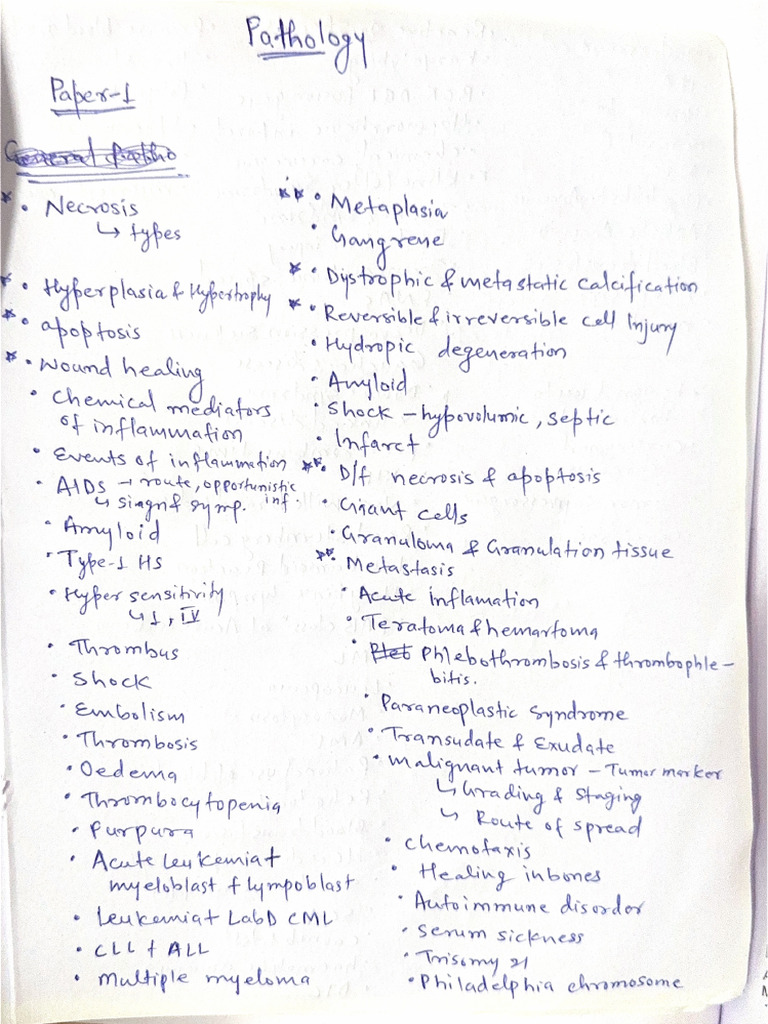 Patho Important | PDF