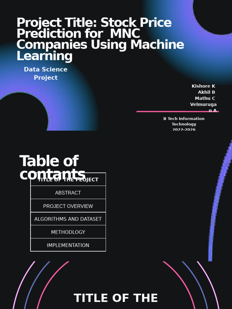 Cyan Gradient Technology Startup Business Company Presentation | PDF