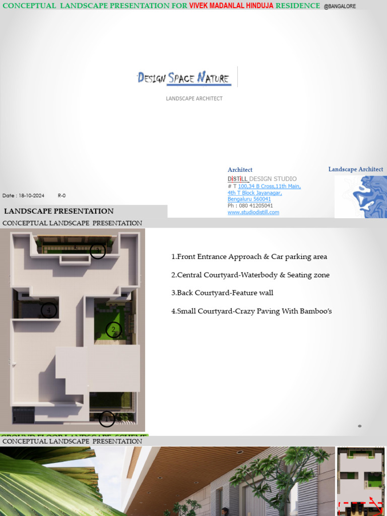 Hinduja Residence Landscape PPT | PDF