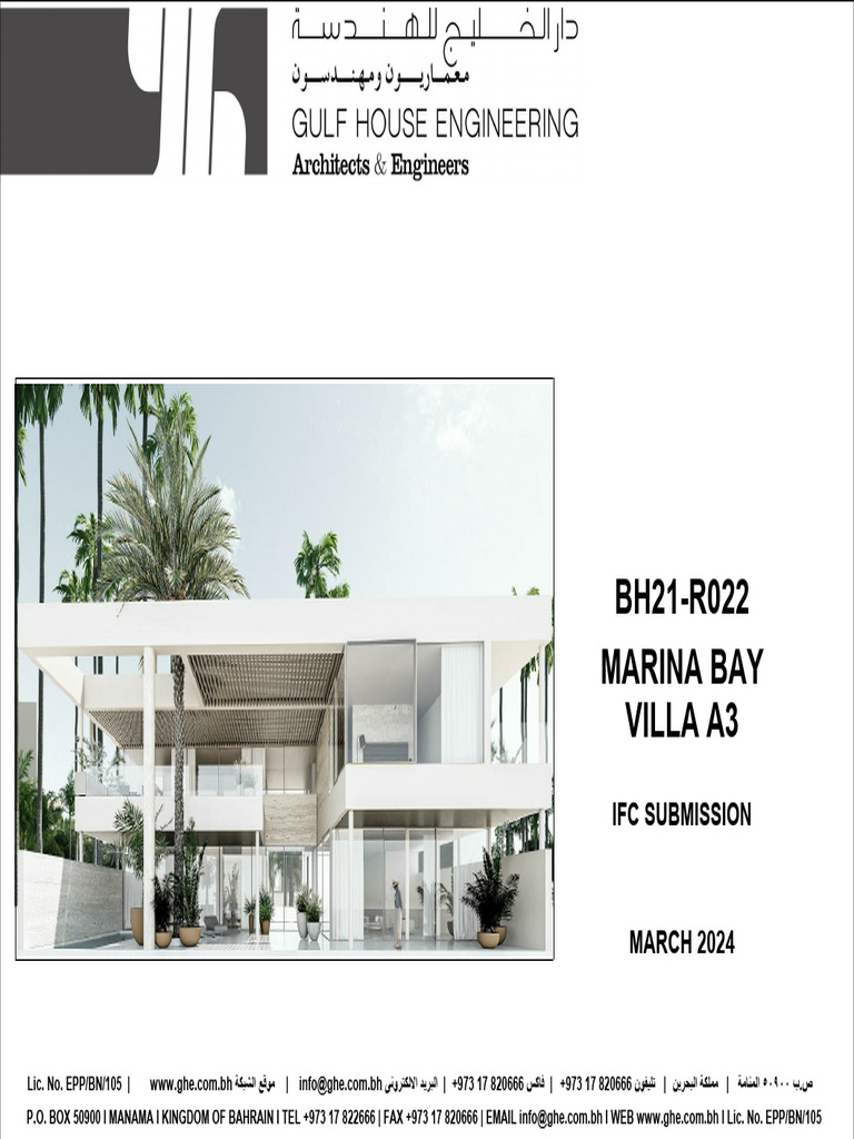 Villa A3 Construction Drawings Bahrain | PDF | Architectural Design ...