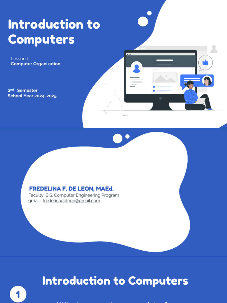 Lesson 1 Computer Organization | PDF | Personal Computers | Computer Data Storage