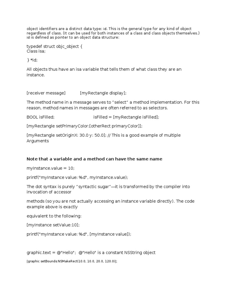 Id Id: Note That A Variable and A Method Can Have The Same Name | PDF ...