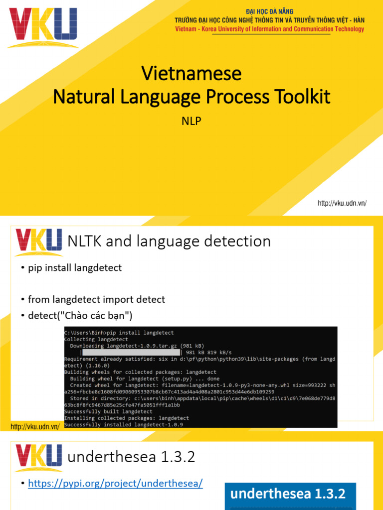 03.2 - Vietnamese NLP Toolkit | PDF