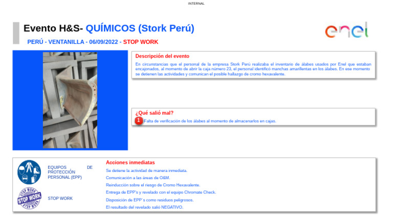 Formato STOP WORK | PDF