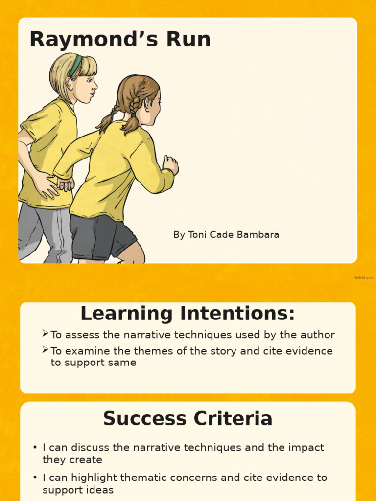 Yr 11 30-09-24 - Raymond's Run | PDF | Psychological Concepts | Psychology