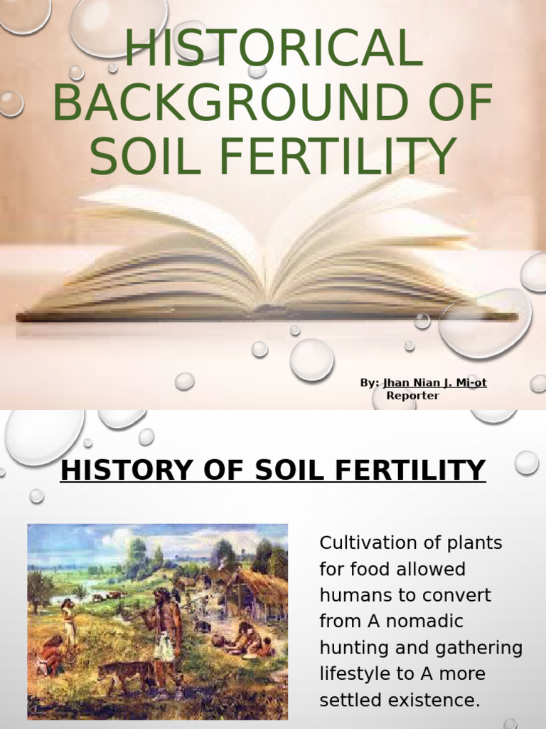 History of Soil Fertility Development | PDF | Soil | Soil Fertility