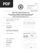 Form 13-(PF Transfer Form)