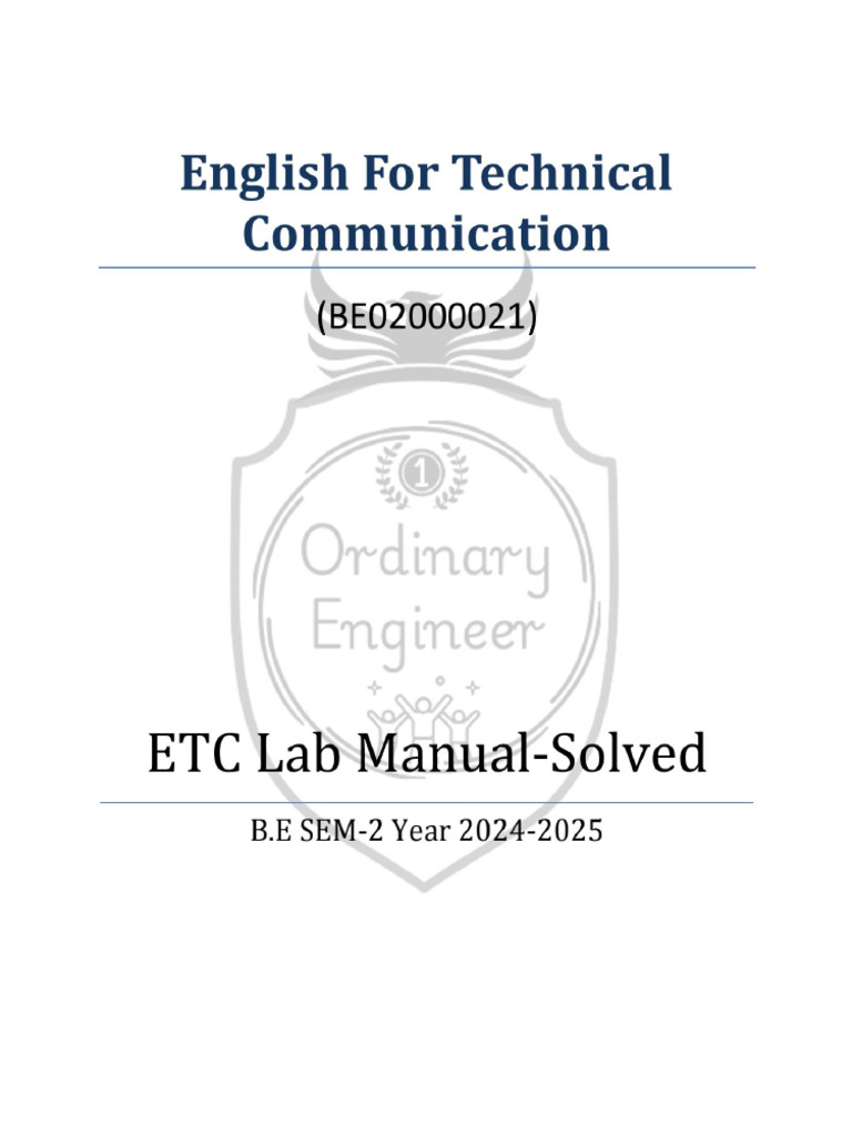 ETC Lab-Manual Solved(1) | PDF