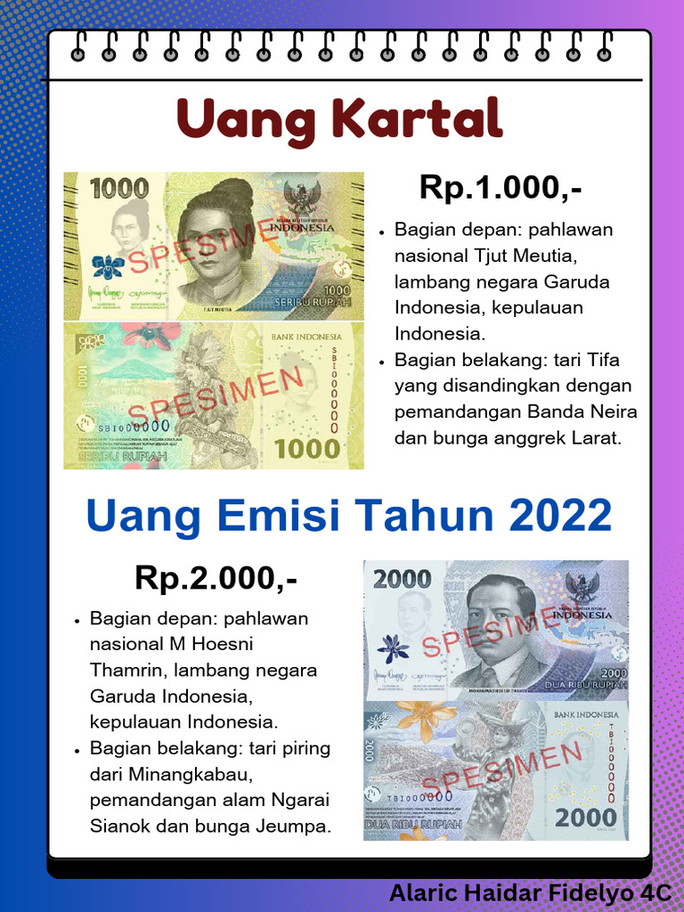 Tugas Uang Alaric Baru BInd | PDF