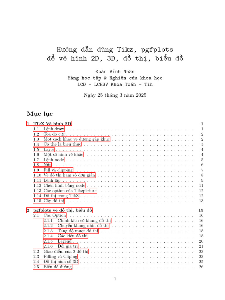 Nhập môn TikZ | PDF