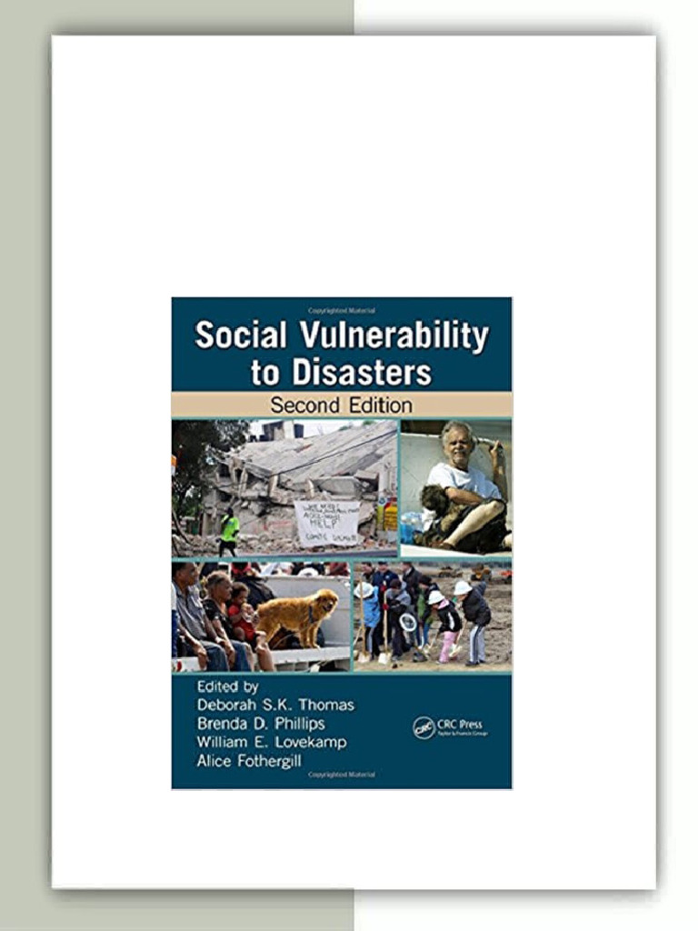 Social Vulnerability to Disasters 2nd Thomas Solution Manualdownload | PDF