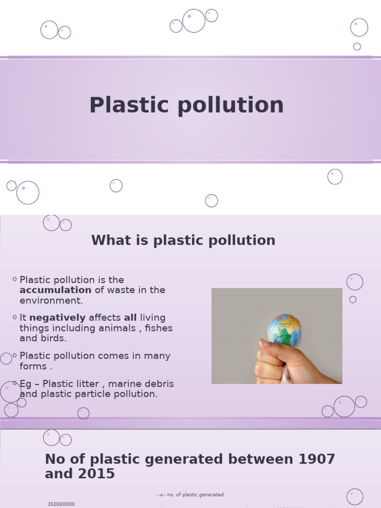 Plastic Pollution | PDF | Pollution | Determinants Of Health